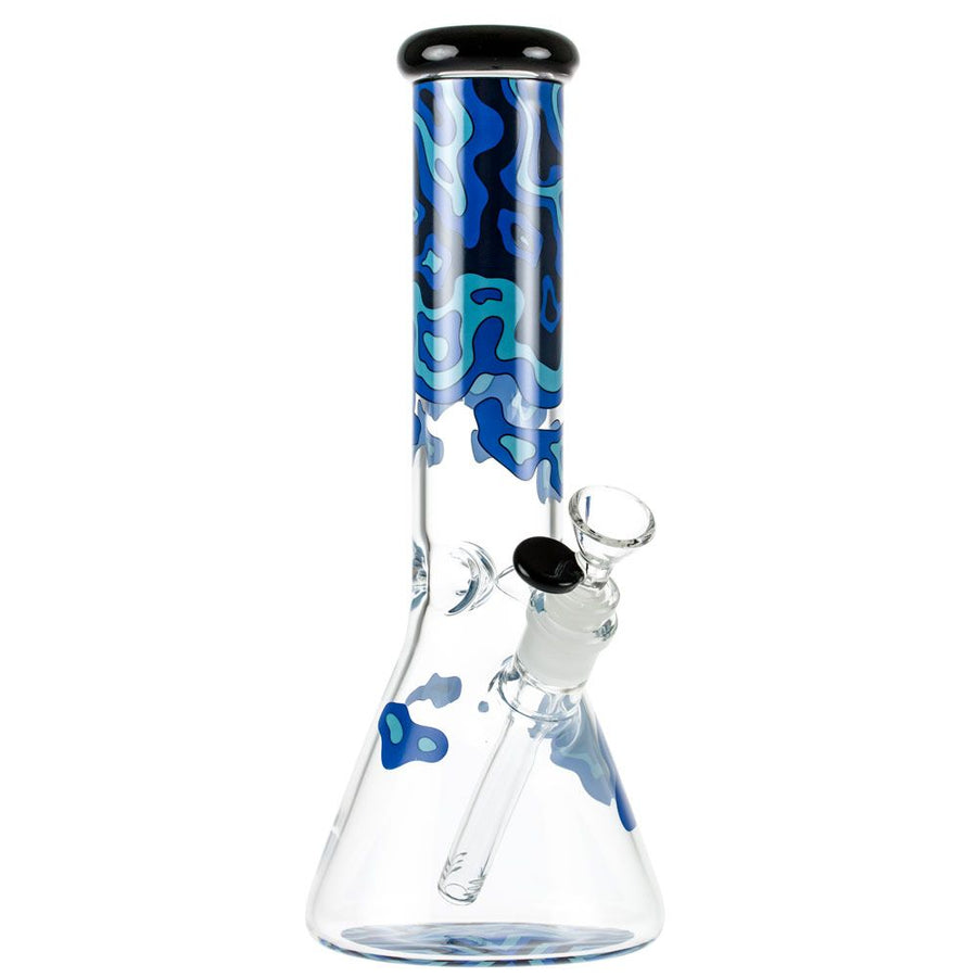 Famous Designs Fabric 12" Glass Beaker Bong | Wholesale · Dyspensr ...