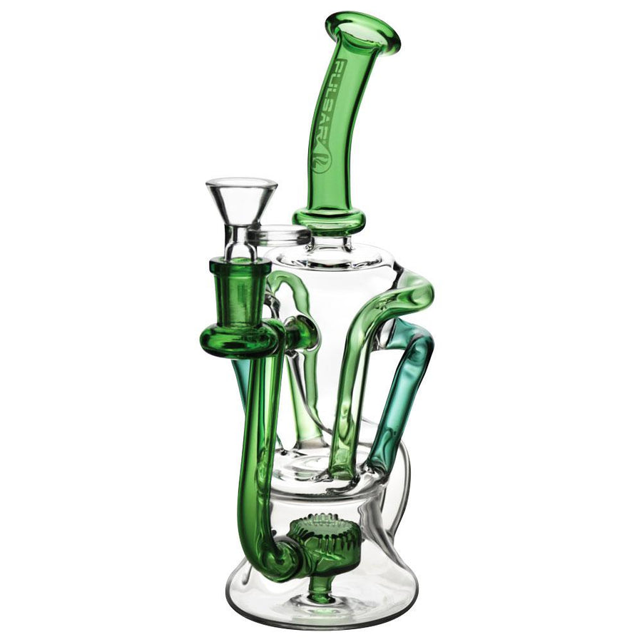 Pulsar 9" Quad Tube Recycler Bong | Wholesale · Dyspensr Wholesale